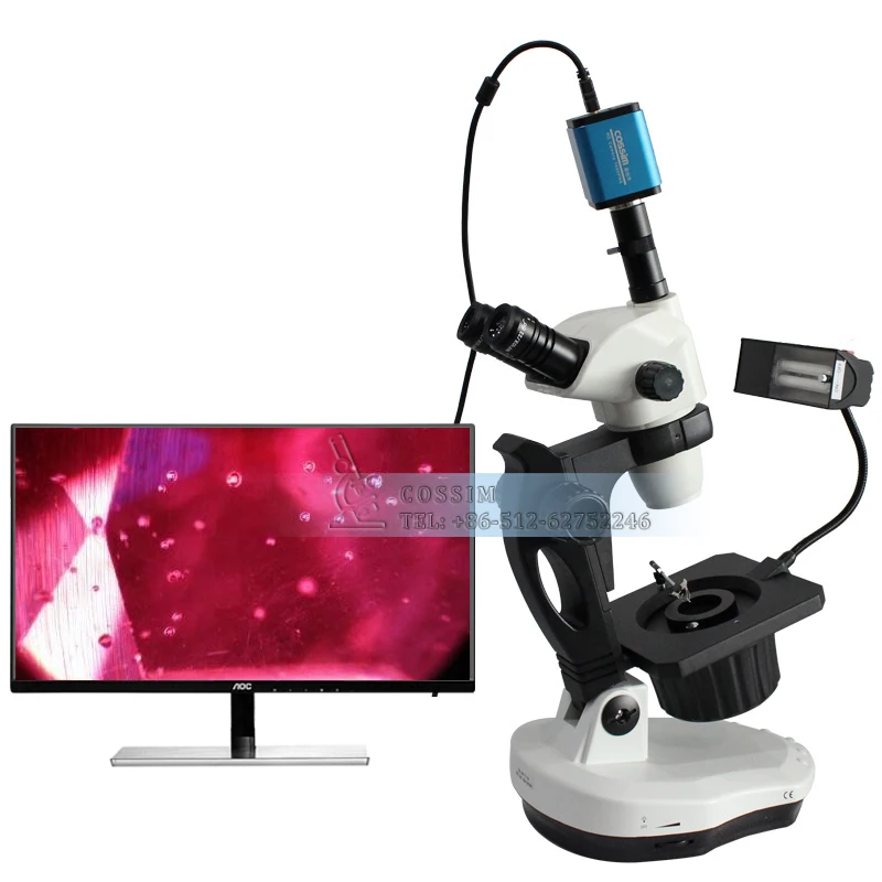 VGM650A Gemological Microscope - Advanced Zoom & Trinocular