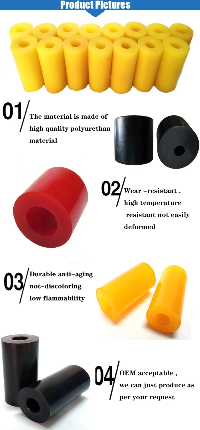High Quality Molded Polyurethane Pu Bushing Rubber Sleeve - Buy High ...