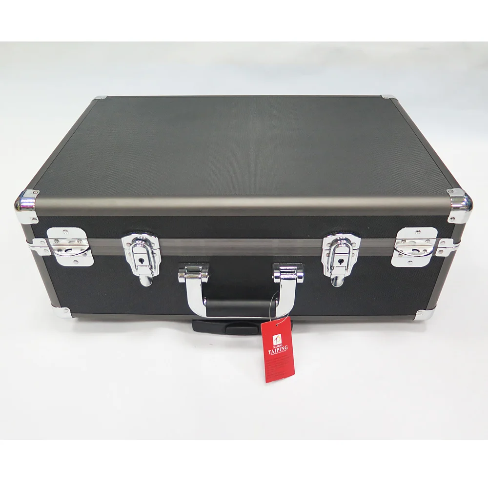 High Quality Trolley Case - Durable Black Aluminum Attache