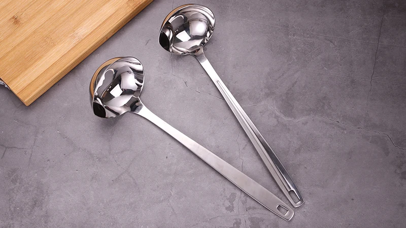 Kitchen Ladles Korean Spoon Metal Soup Ladle Utensils Different Types ...