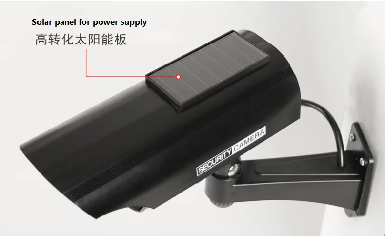 Solar Power Fake Camera - Outdoor Waterproof Security Dummy