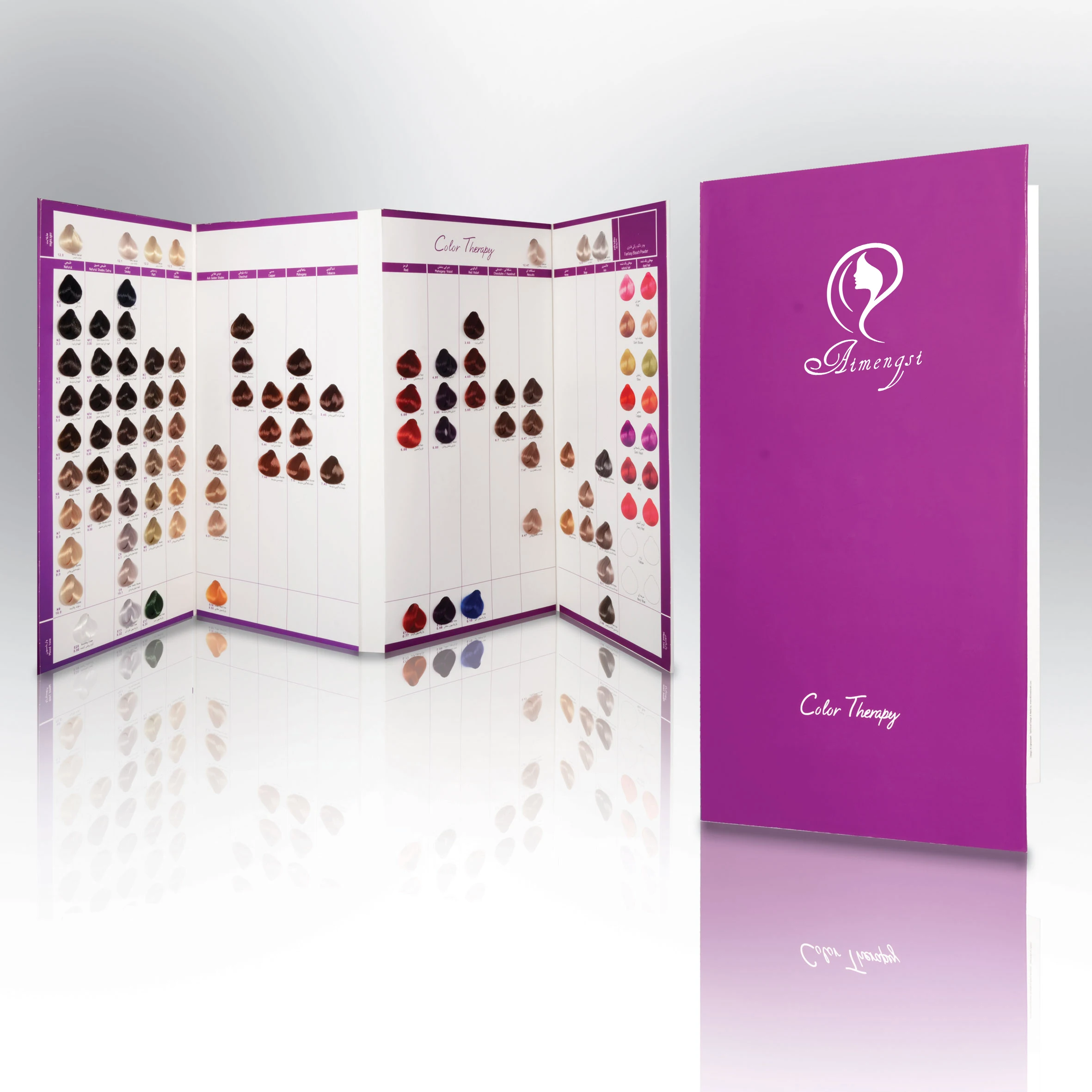 OEM Matrixx Design Hair Color Chart Italian Professional Hair Dye Cream ...