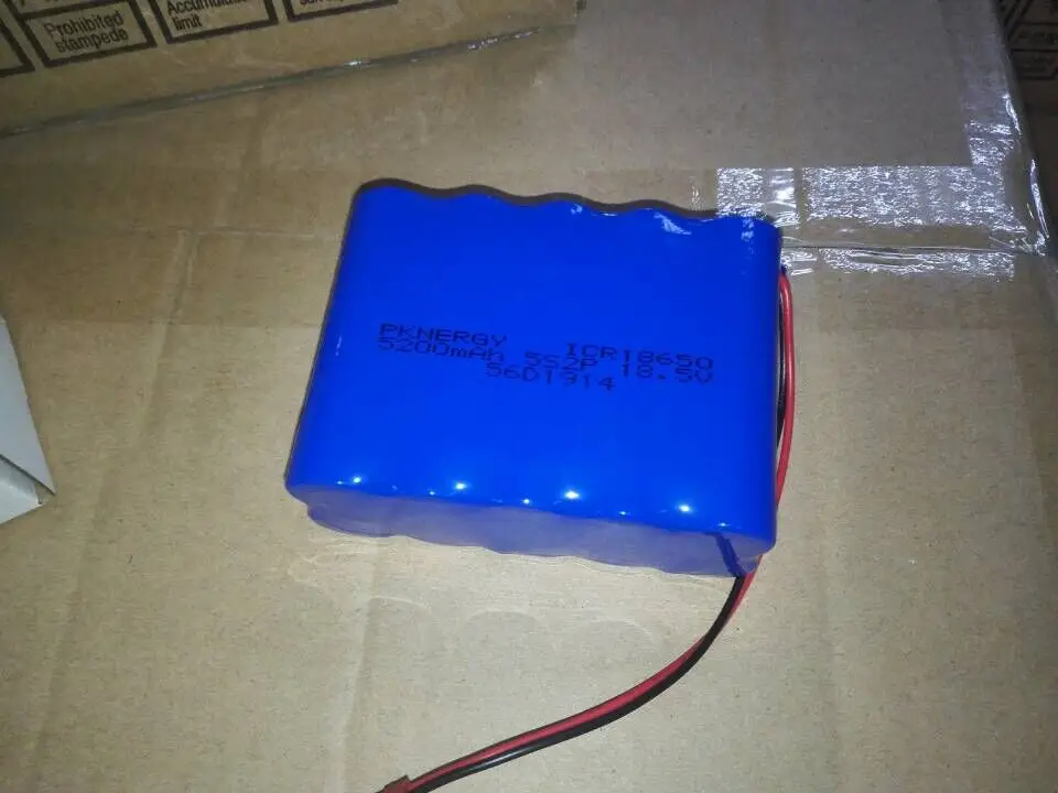 Rechargeable Lithium Ion Battery Pack ICR18650 5200mah