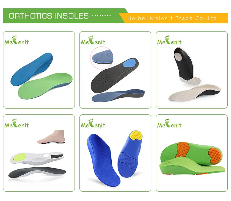 Melenlt Eva Adult Flat Foot Arch Support Orthotics Orthopedic Insoles ...