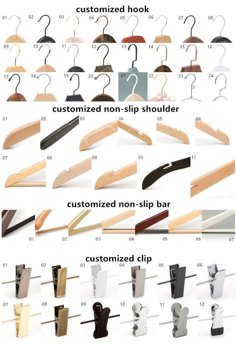 Custom Wooden Hangers For Clothes Wholesale Cheap Space Saving Wood ...