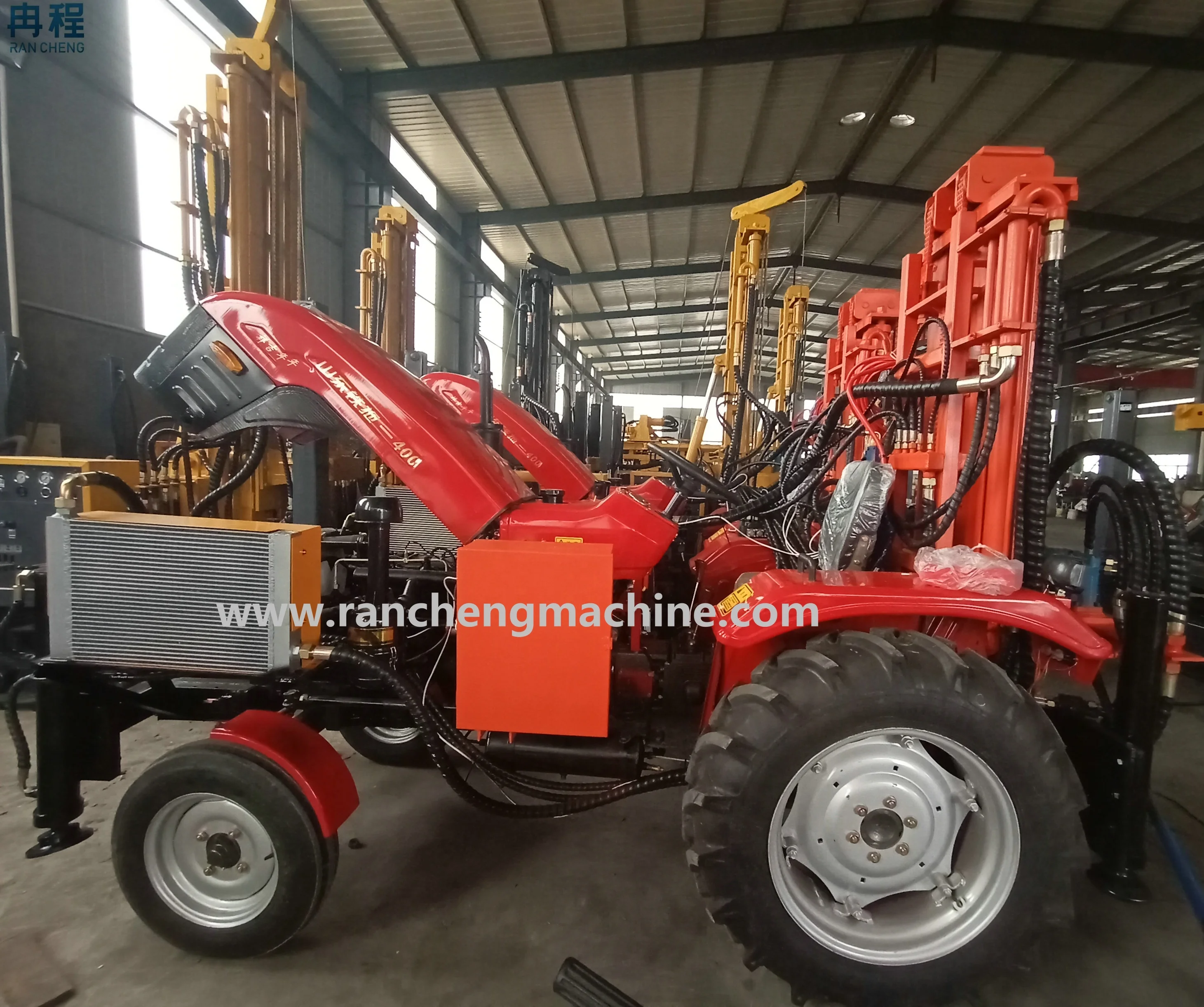RCF200WT Water Well Drilling Rig - Tractor Mounted Machine