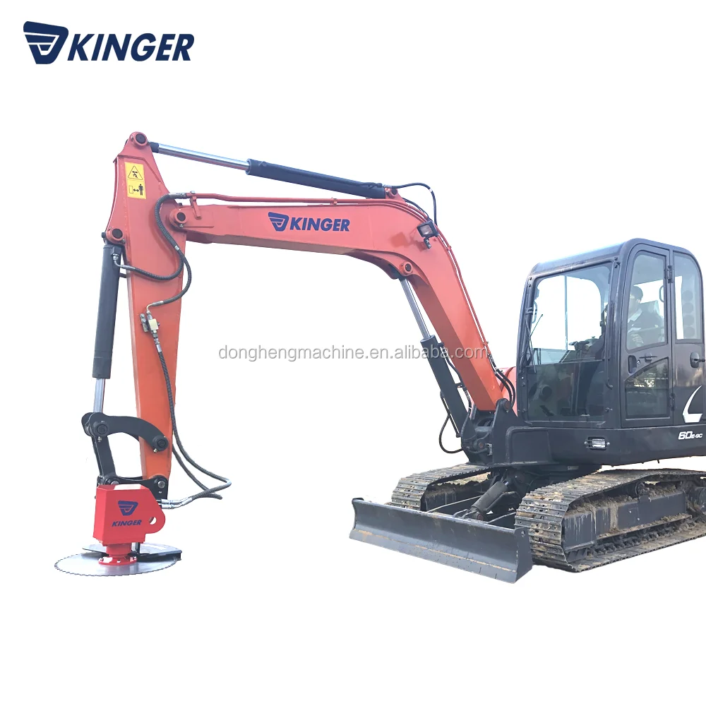Mini Excavator Tree Saw Head Attachment for Wood Cutting - 80-170 Bar ...