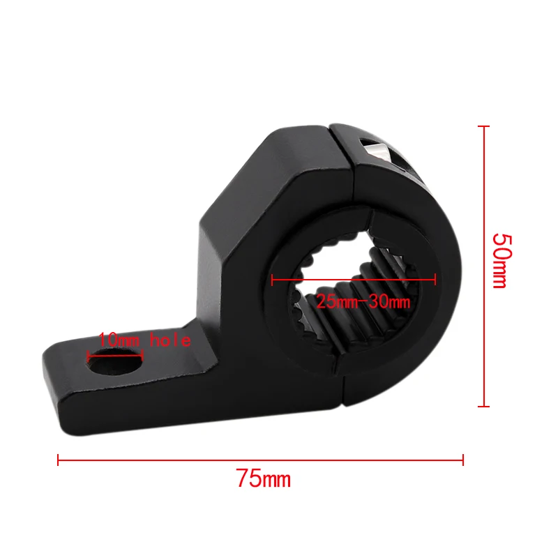 Motorcycle LED Headlight Clamp Bracket Kit - Durable Aluminum Mounts ...