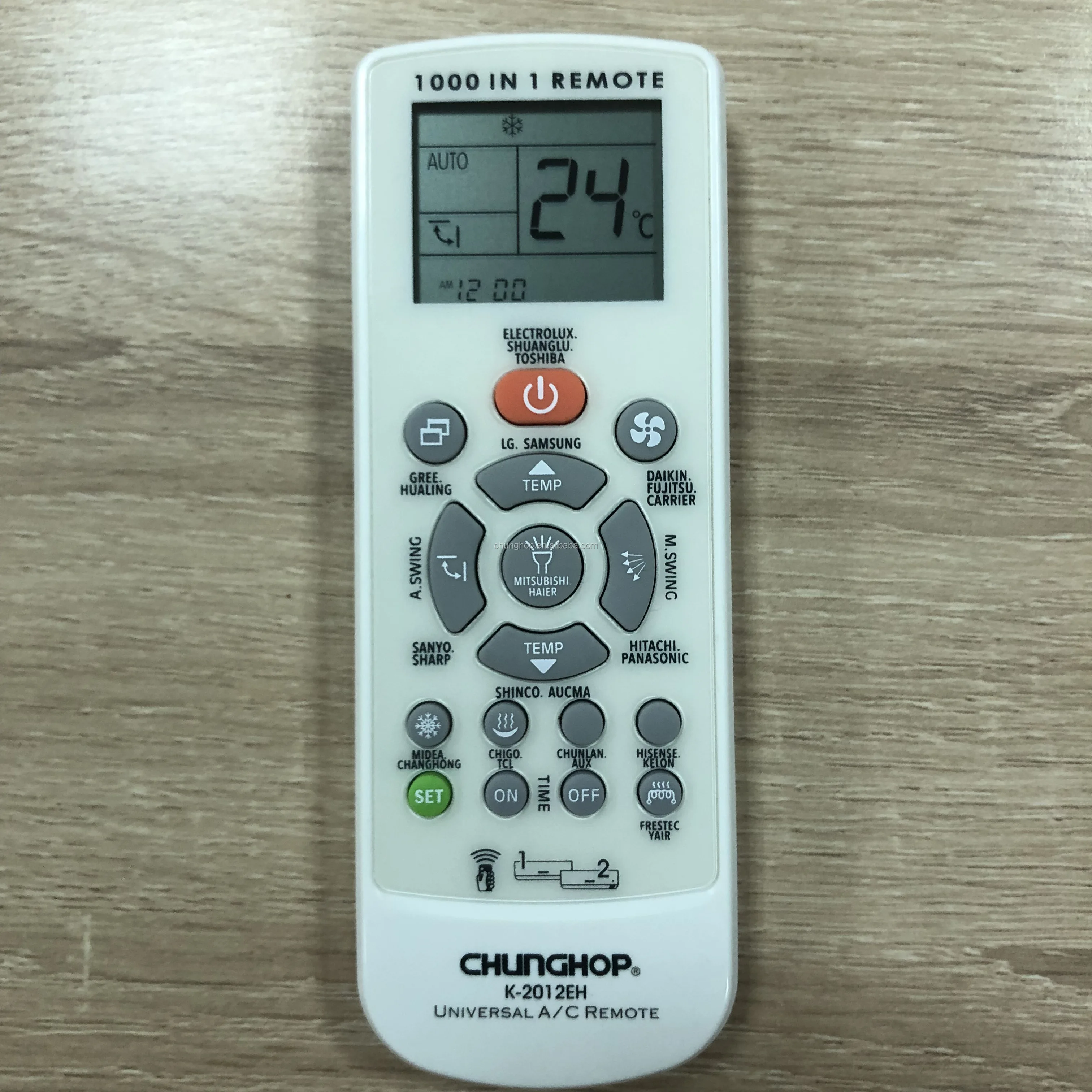 Chunghop Original K-2012eh 2 Unit Control Easy Setup Universal Ac ...