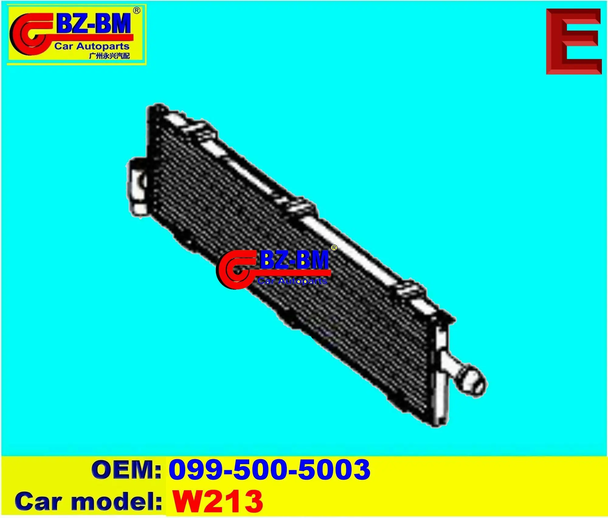 Radiator Condenser W208 218 217 For Benz W204 W212 W218 2125000600 ...
