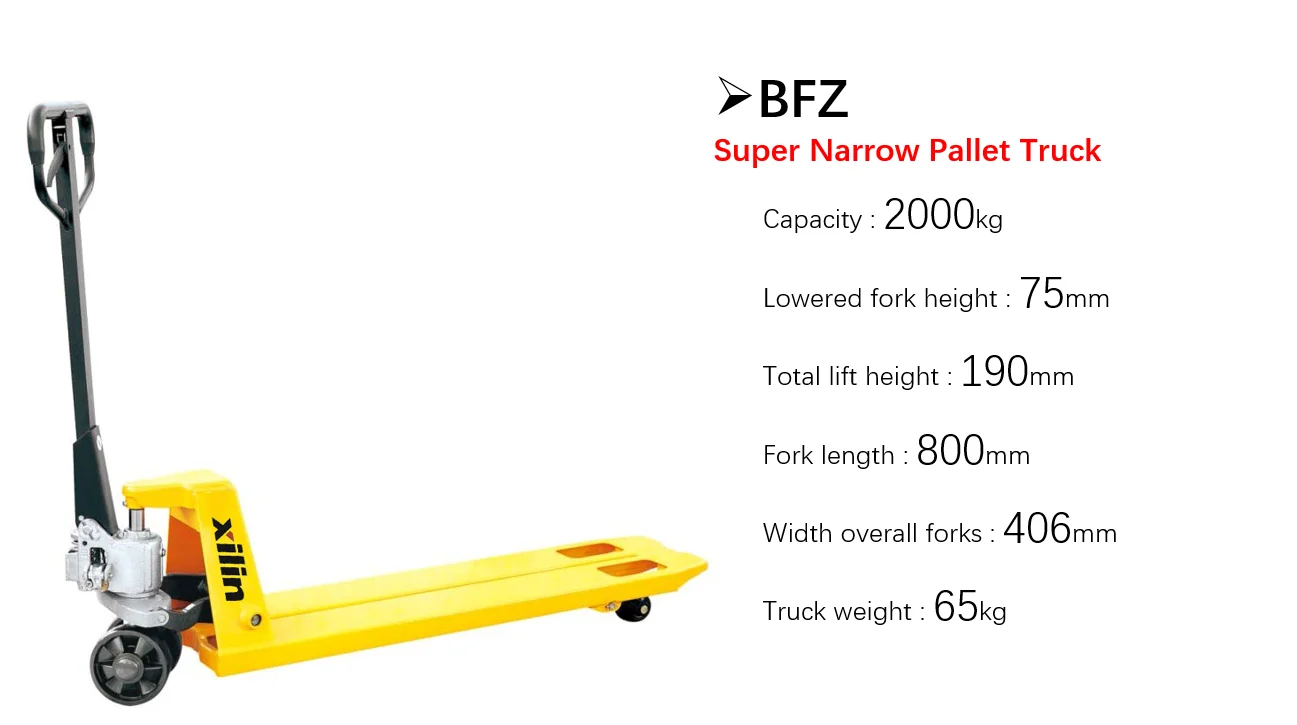 Xilin Hand Lift Hydraulic Pump Pallet Jack 2000kg 2 Ton Manual Super ...