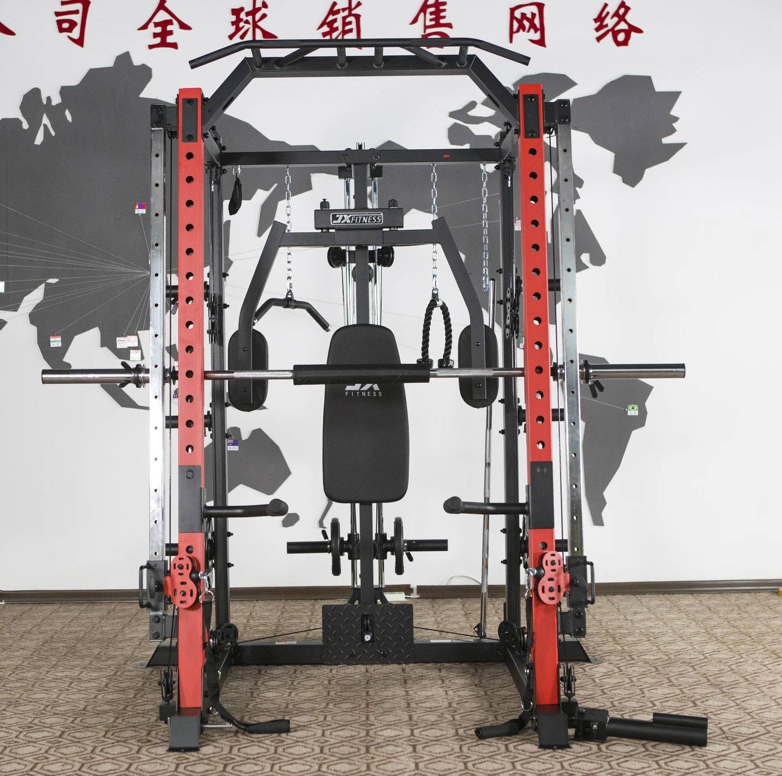 Functional Trainer With Smith Machine Squat Rack - Buy Smith Machine ...