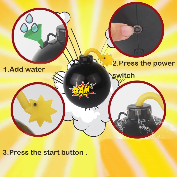 Interactive Family Funny Prank Explosive Spray Landmine Toys For Kids ...