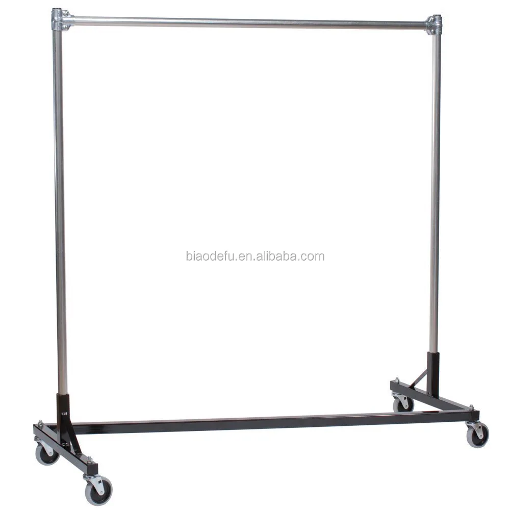 Nesting Z Base Garment Rack - Heavy Duty Display Solution