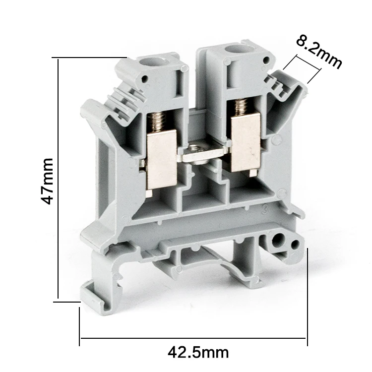 JUK6N Din-Rail Terminal Block - Reliable Wire Connecting