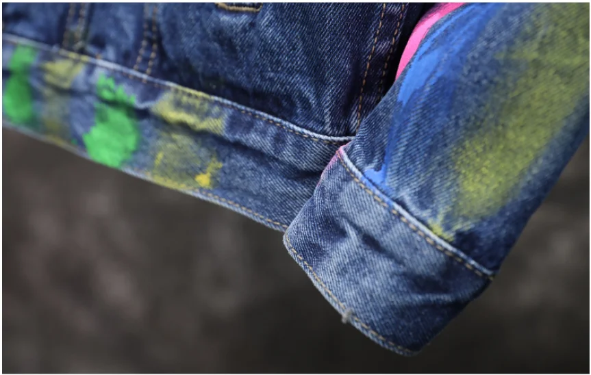 Branded Mens Street Wear Ripped Denim Jacket Punk Jacket Party Hip Hop ...