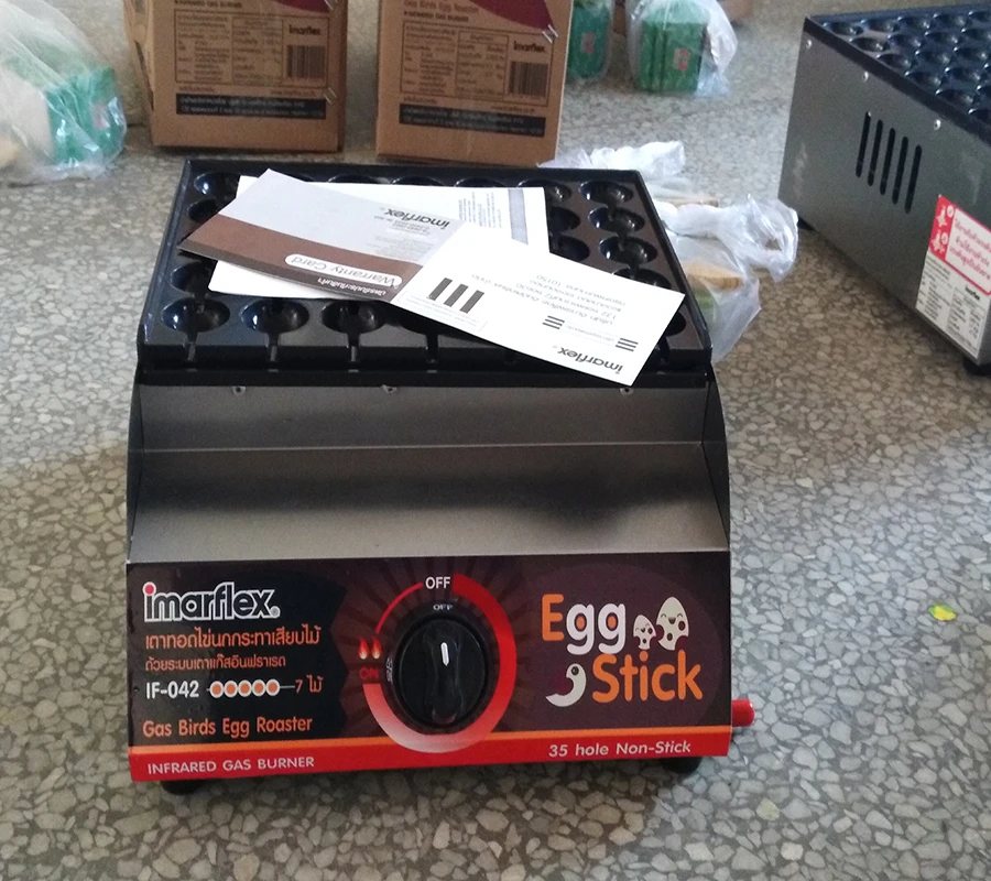 Small Easy Operation Quail Egg Fry Pan Machine Egg Roaster - Buy Egg ...