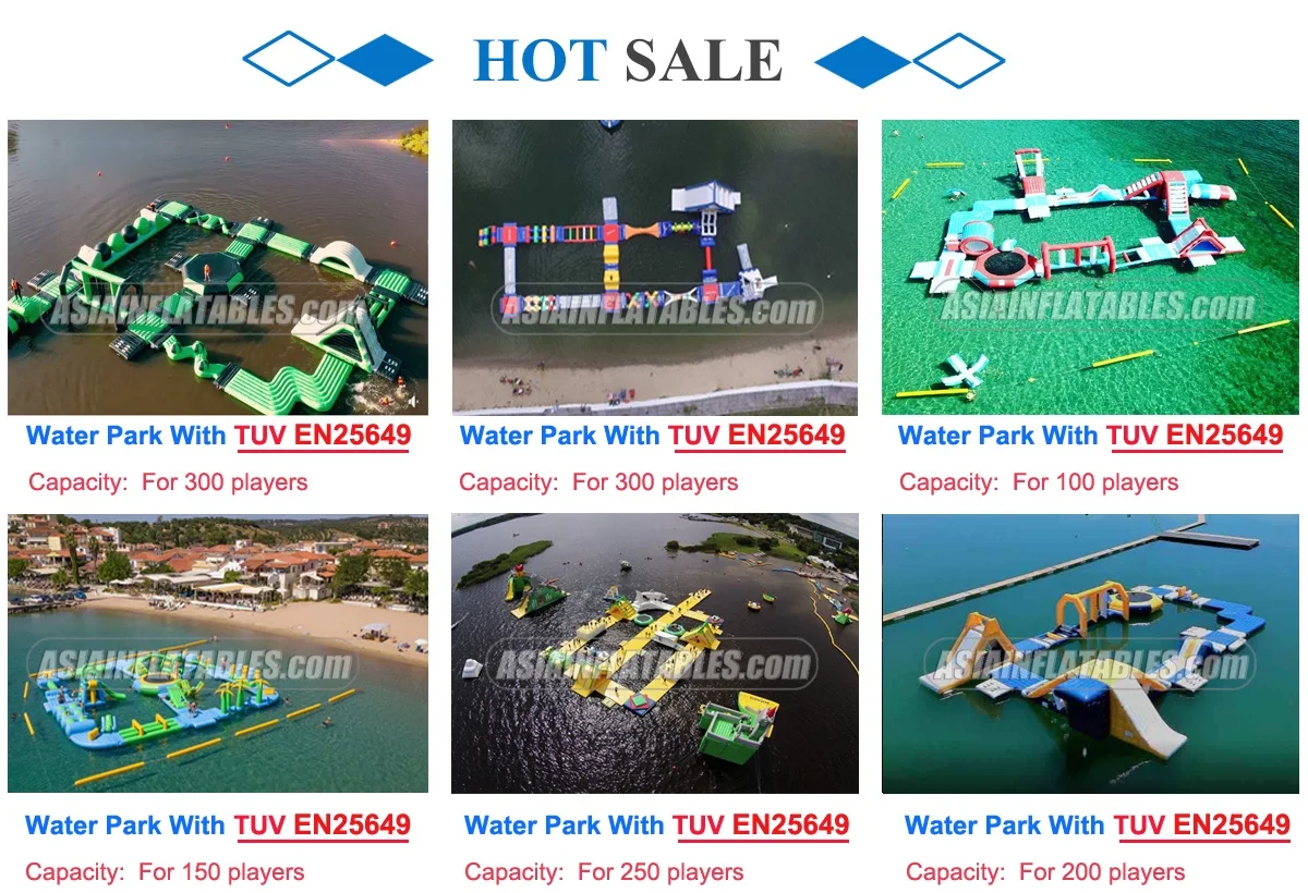 Big Size Aquapark Inflatable Water Park Floating Inflatable Wake Board ...
