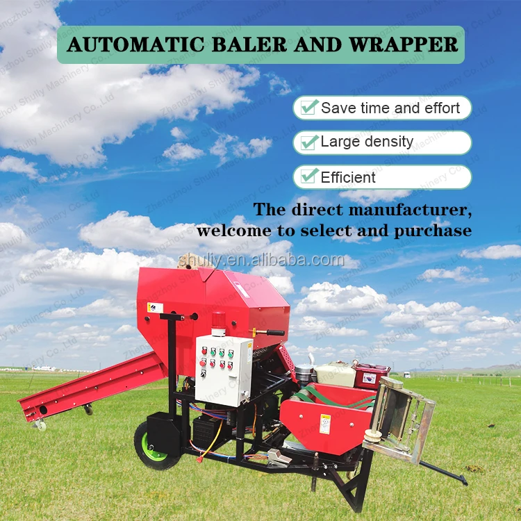 Diesel Engine Silage Baler Machine Kenya Silage Baler Hay Grass Packing ...