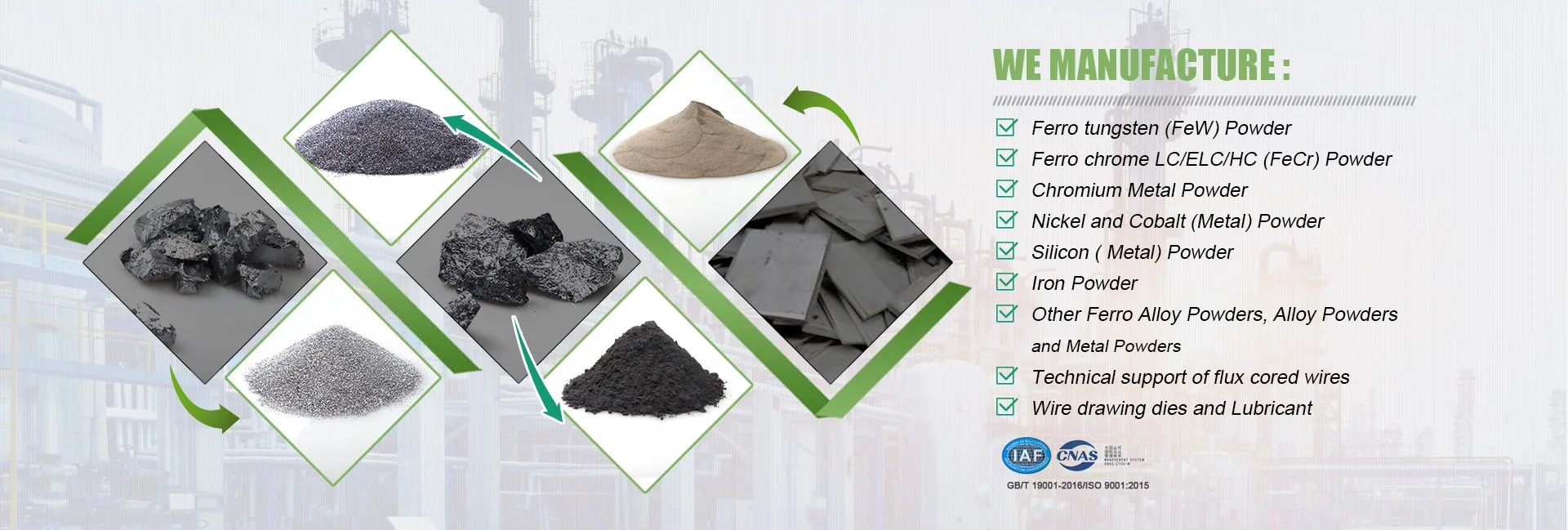 Chengdu Jinchun Metallic Materials Co., Ltd. - Ferroalloy powder, Non ...