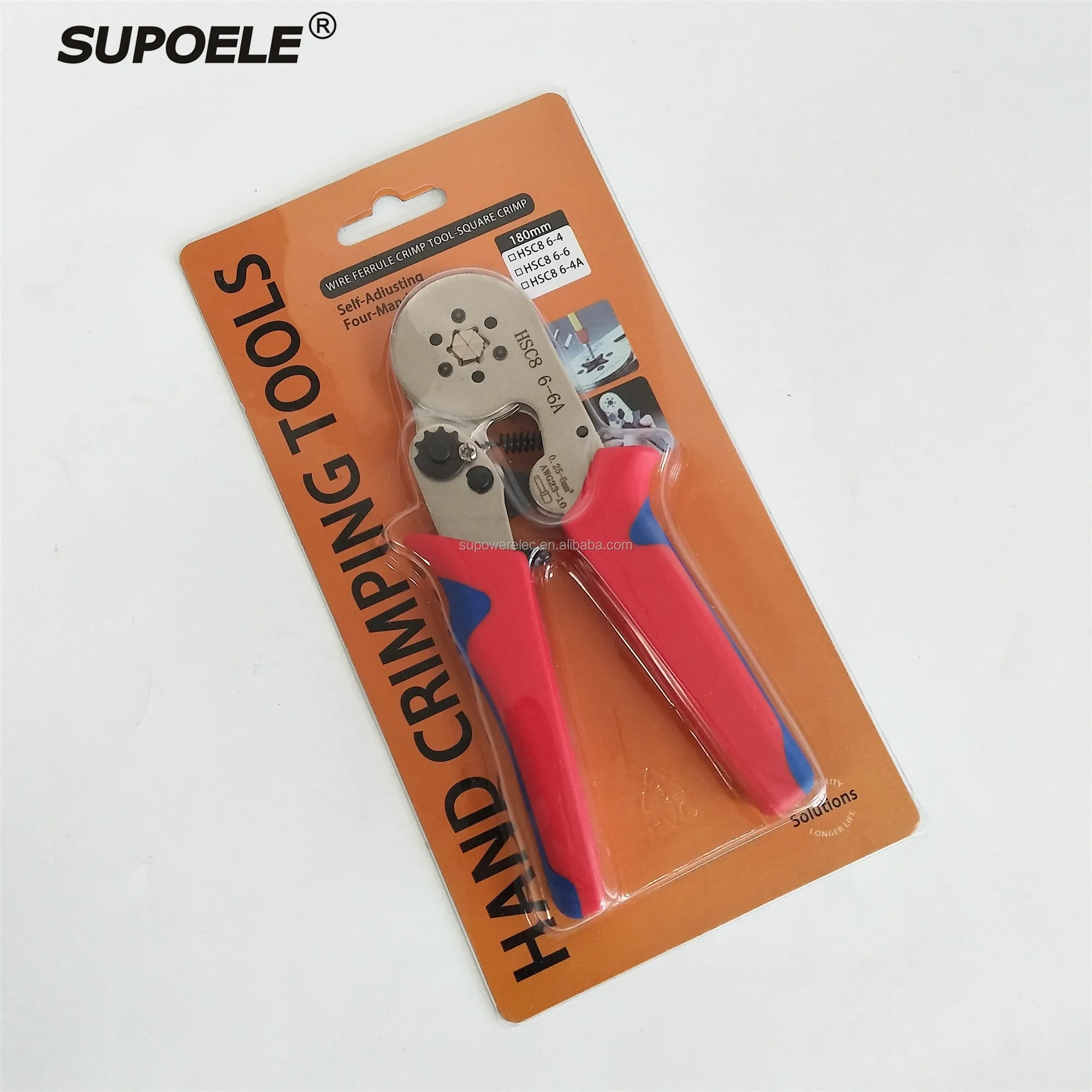 HSC8 6-6 Crimping Pliers with 1200 Terminal Blocks - SUPOELE