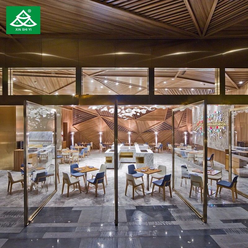 Restaurant Furniture Set Solid Wood Cafeteria Furniture Fast Food ...