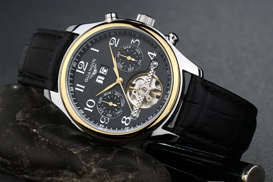 Guanqin Brand Your Own Mechanical Watch Men - Buy Guanqin Brand,Your ...