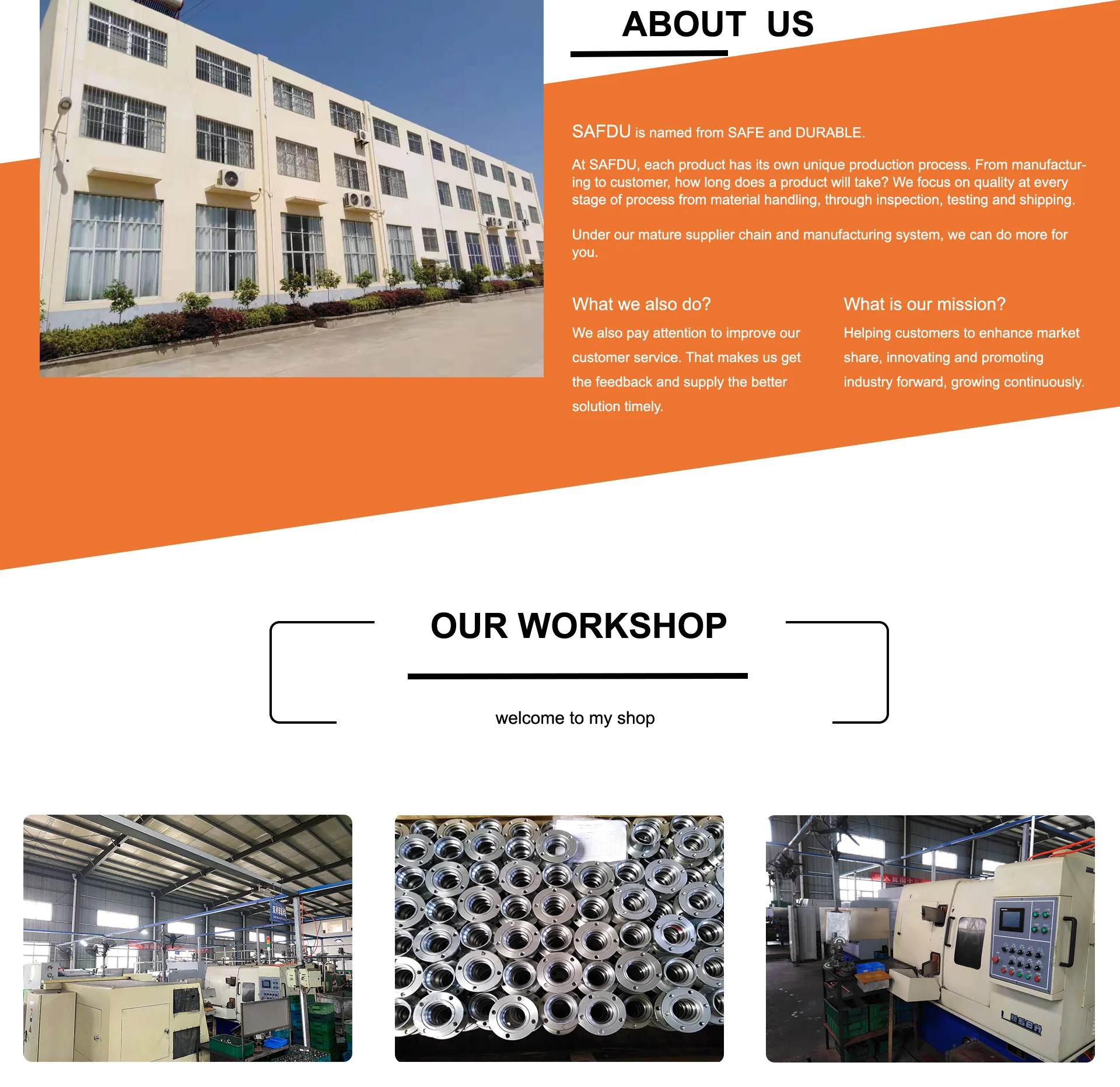 Company Overview - Hubei Safdu Auto Parts Imp. & Exp. Co., Ltd.