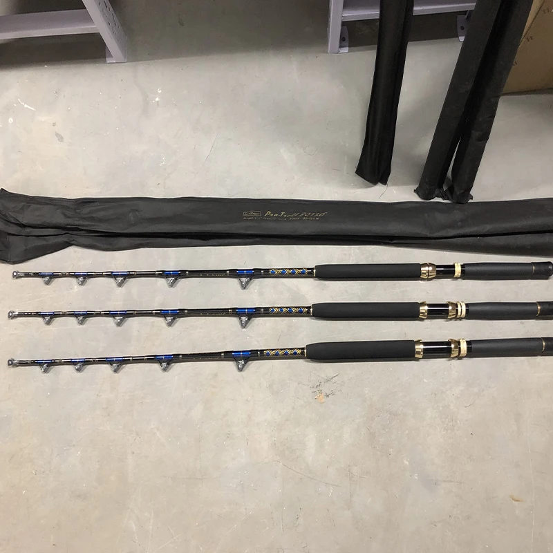 Heavy Duty Tuna Rods Professional 6' Boat Rod Fishing 2.1m130 Lbs ...