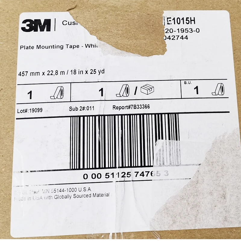 3M Cushion-Mount Plus Plate Mounting Tape E1015H - Masking