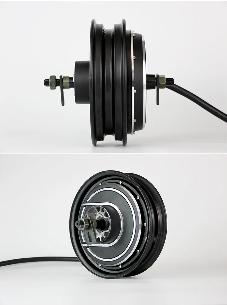 QSMOTOR 10inch 5000W Hub Motor Conversion Kits for E-motorcycles