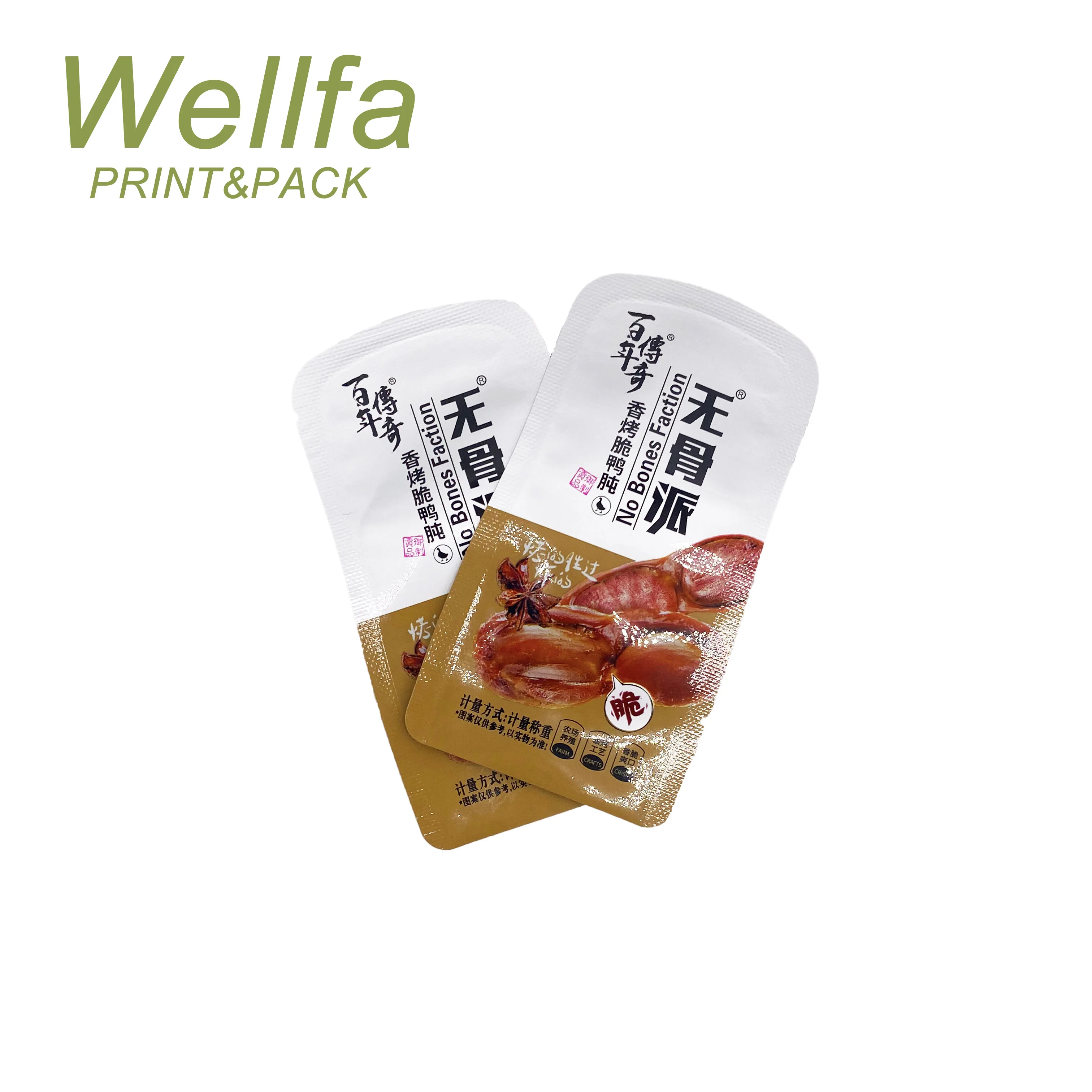 Ready To Eat Stewed Duck / Cooked Chicken Packing Plastic Retort Bag ...