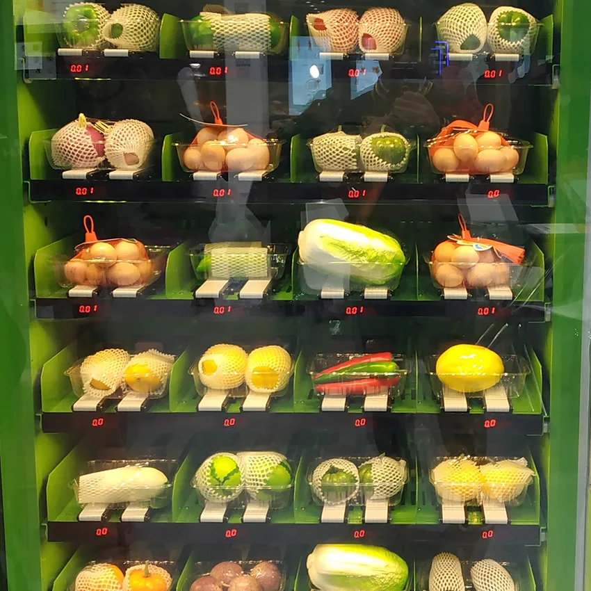 Fresh Food Vending Machine For Fruits Sandwiches With Lift System - Buy ...