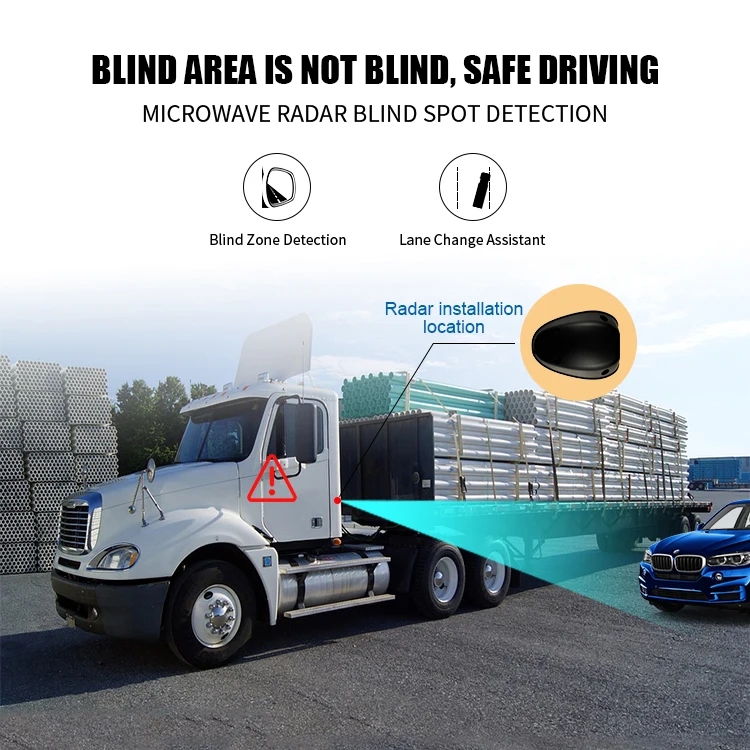 BSM-02T Advanced Blind Spot Detection for Trucks - 99.9% Accuracy