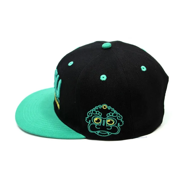 Brand New Design Wholesale Cheap Cool Flat Brim Blank Black Fitted Team ...