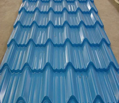 Ocean Blue Metal Roofs/blue Colour Trapeziod Shape Steel Roofing Sheets ...
