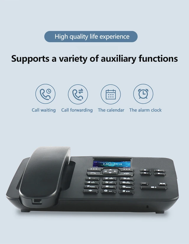 High quality 12 years factory 4G VOLTE LTE wireless landline phone desk ...