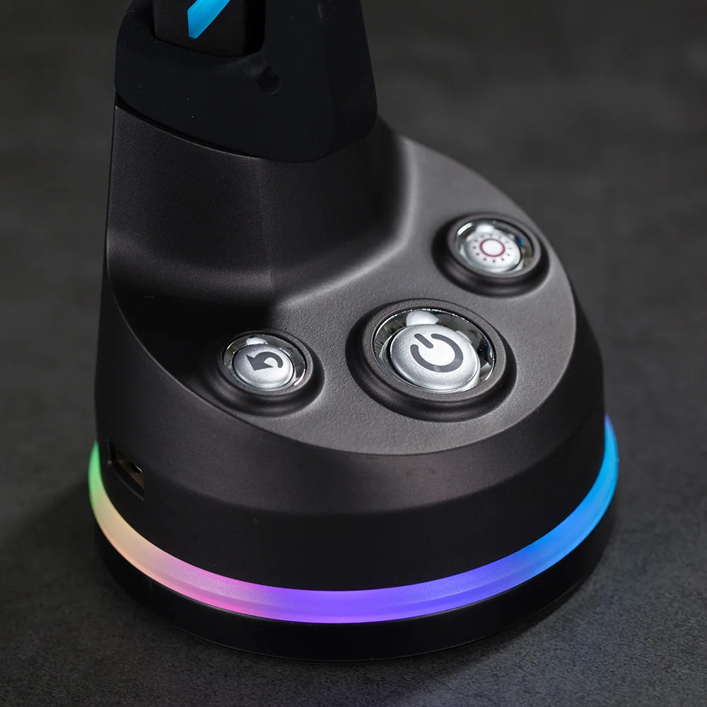 Rgb Headphone Stand Led Gaming Headset Holder Hanger With 4 Usb 3.0 ...