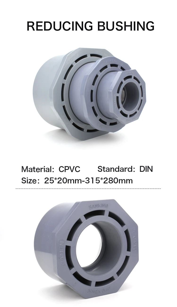 SANKING CPVC Reducing Bushings - Reliable Pipe Solutions