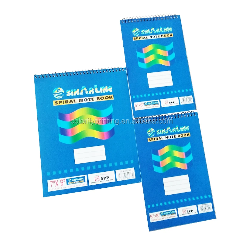 Wholesale Cheap Bloc Note Writing Pad Custom Your Artwork Top Spiral ...