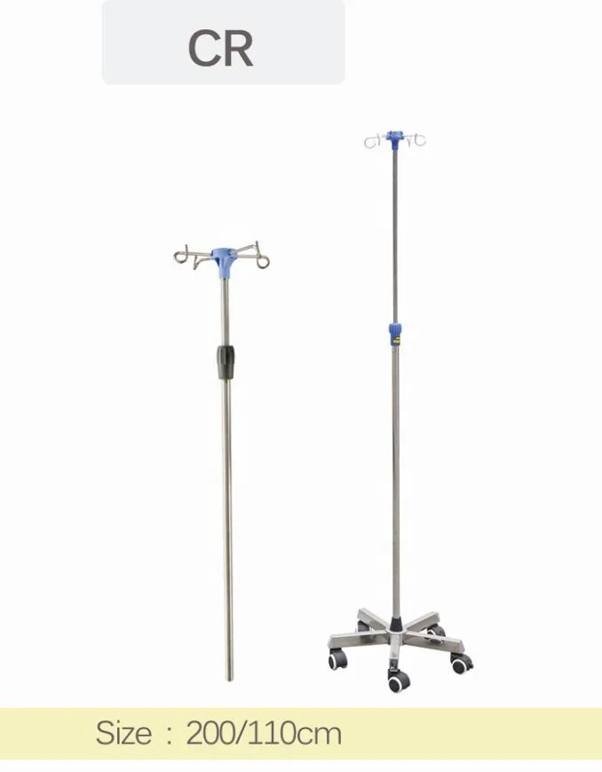 Hospital Furniture Medical Infusion Stand Stainless Steel Collapsible ...