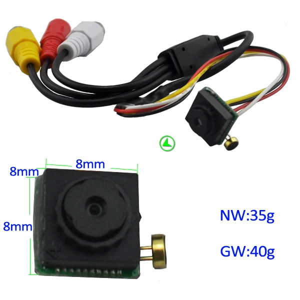 World Smallest Mini Cctv Camera Wired Hd 600tvl Cctv Spy Camera Micro ...