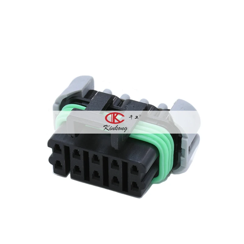 10 Pin Female Waterproof Auto Plug Automotive Diagnostics Connector For ...