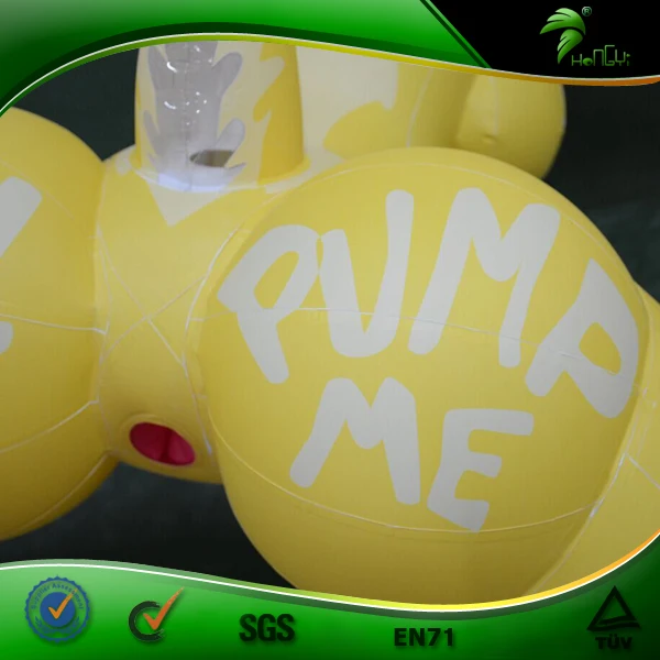 Yellow New Shape Inflatable Toysinflatable Cool Sexy Fox With Big Belly Buy Inflatable Sexy
