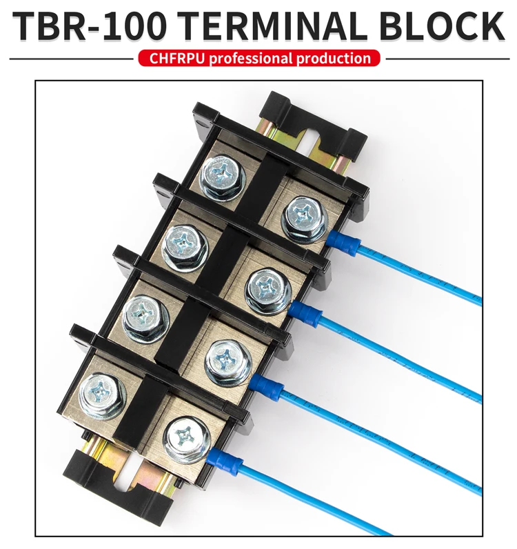 TBR-100 Terminal Block - Reliable Wire and Cable Connection