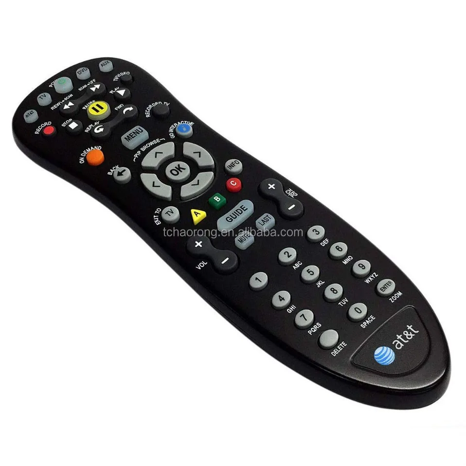AT&T Uverse Remote Control DVR TV Cable IR Remote Control Clicker Model ...