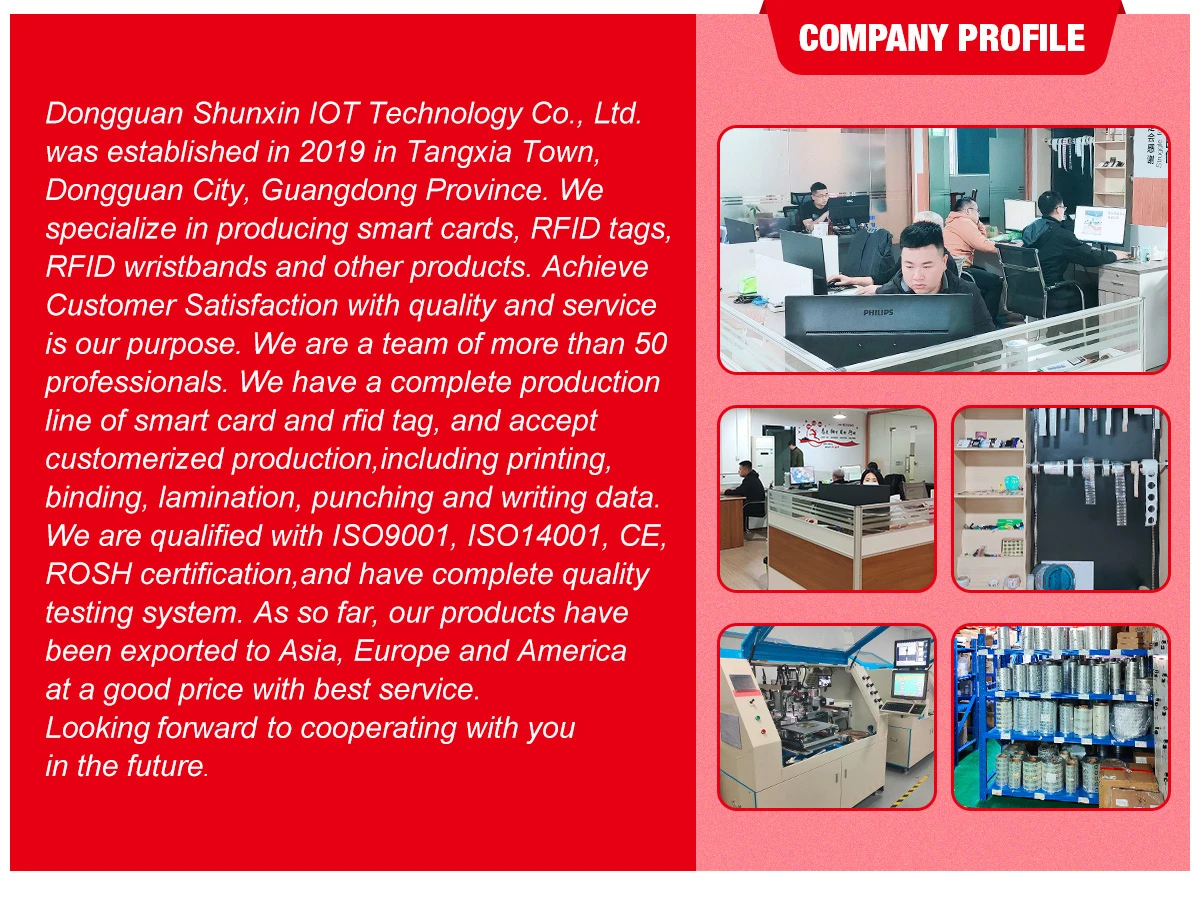 Dongguan Shunxin Iot Technology Co., Ltd. - smart Card, RFID Tag
