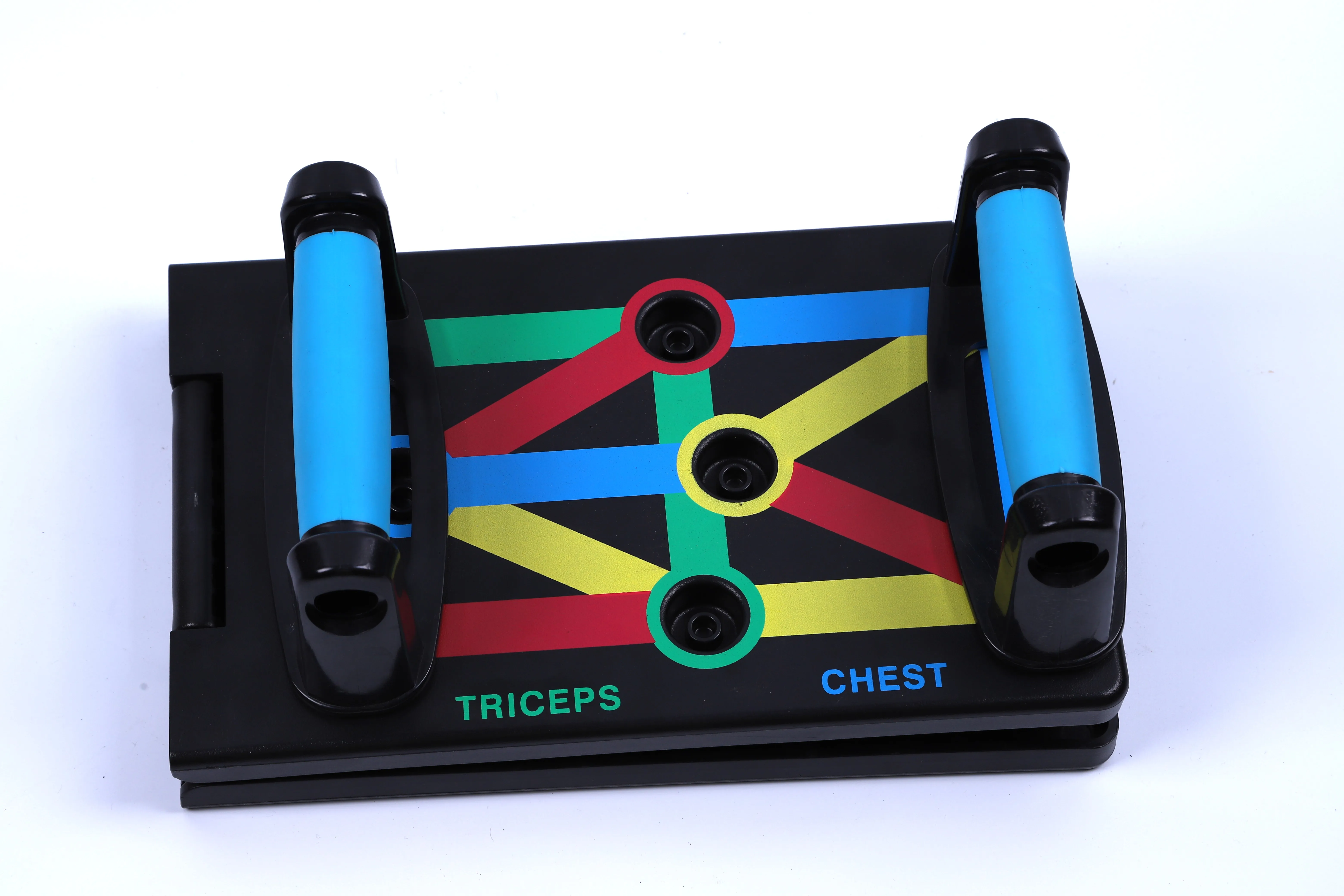 Folding Push Up Board Home Use Push Up Board With Resistance Band ...