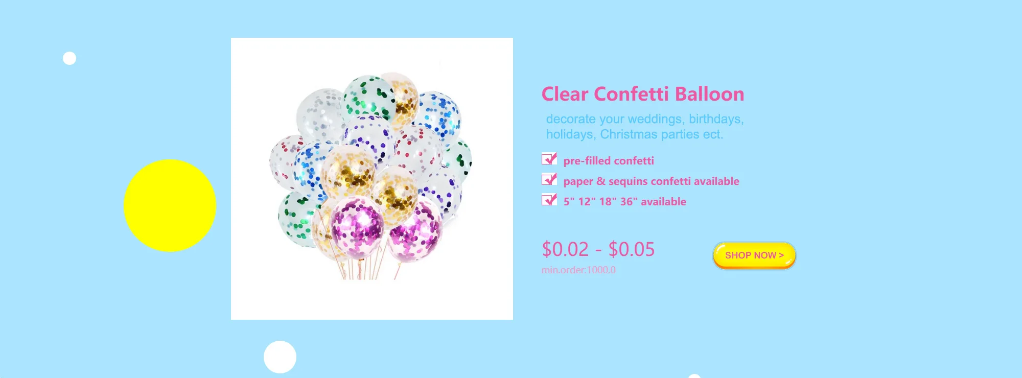 Wide Ocean International Trade Beijing Co., Ltd. - Balloons