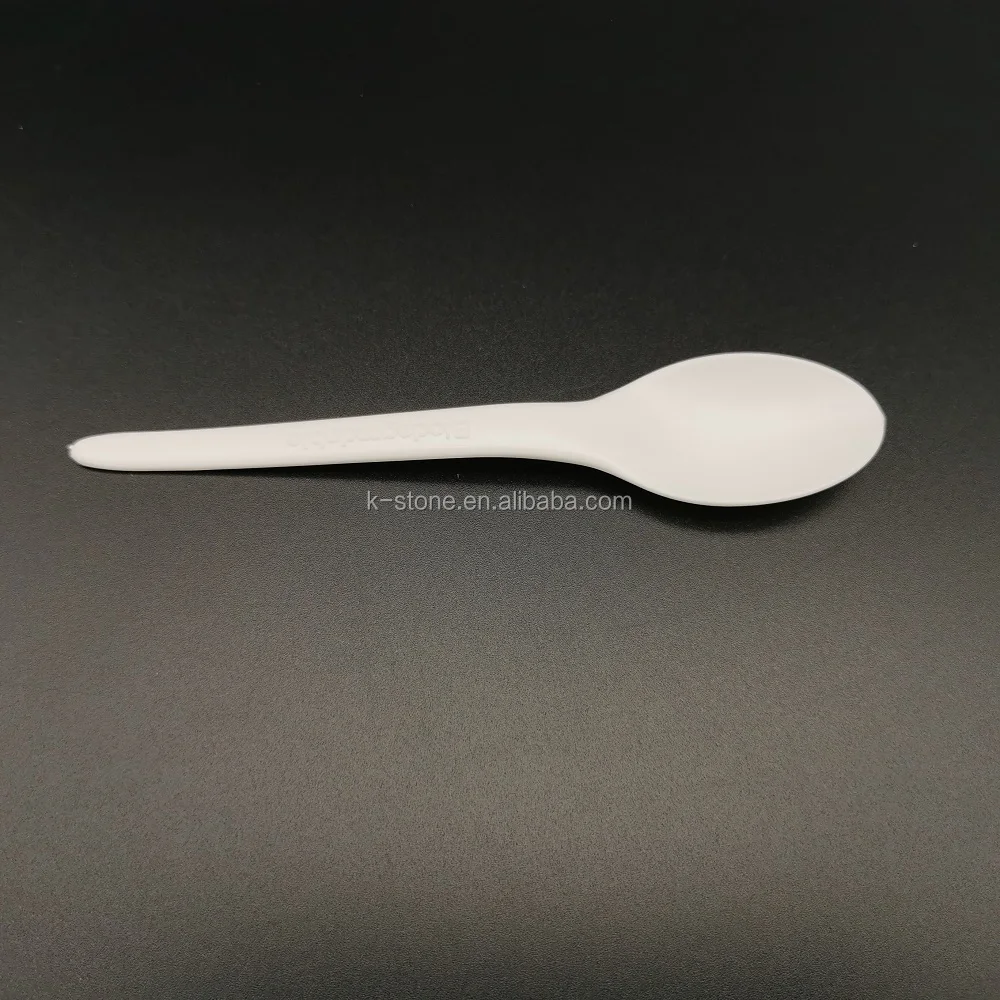 Biodegradable Corn Starch Food Packing Flatware 6 Inch Single Use ...